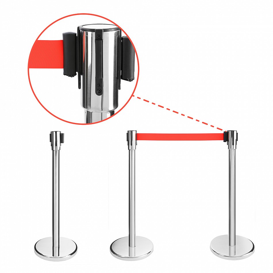 2x Queue Way Crowd Control Barriers Retractable Barrier Crowd Barriers ... 2x Queue Way Crowd Control Barriers Retractable Barrier Crowd Barriers ...